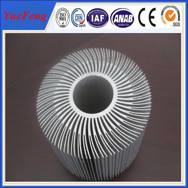 Extruded Aluminum Round Heat Sink,Sunflower Heat Sink New Design