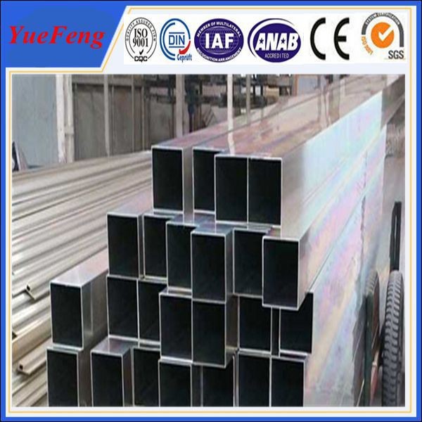 High technical shaped flat aluminium tube, aluminium tube(pipe) profile ...