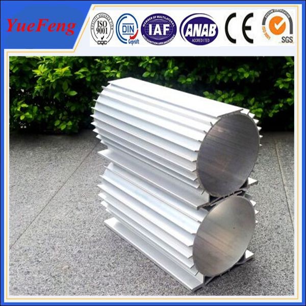 6061/6063 anodized Aluminum profile electric motor shell made in china