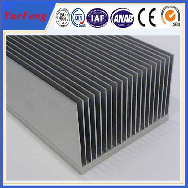 wholesale Large extruded aluminum heatsink, OEM heat sink fin aluminum ...