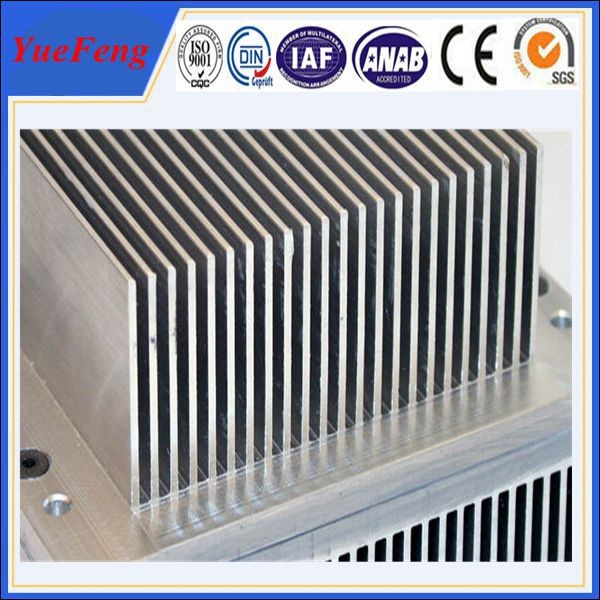 Aluminium industrial profile extrusion, Aluminium fin radiator ...