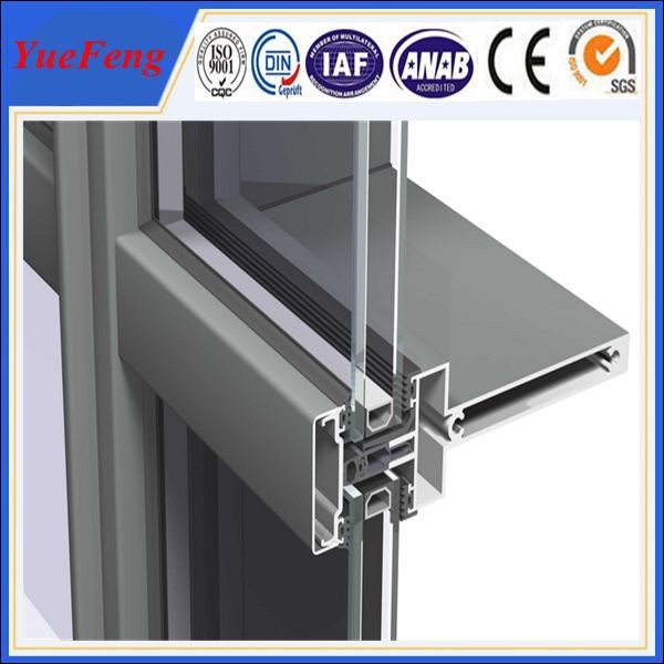 Hot! aluminium wood grain profile, aluminum construction profile ...