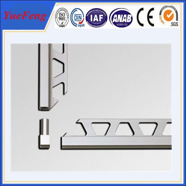 OEM ceramic tile corner trim supplier, brushed aluminium trim profiles ...