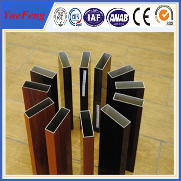 Aluminium profile wood color , OEM design 6063 grade aluminium triangle ...